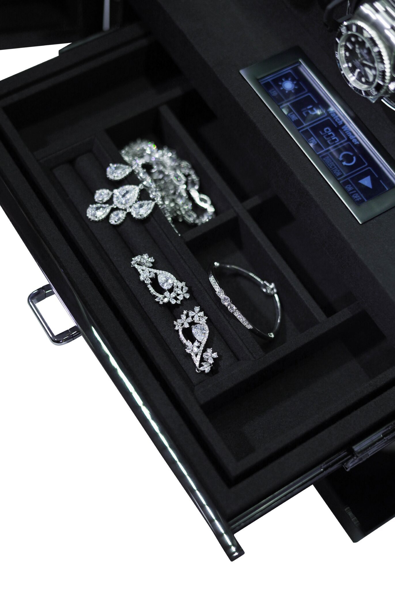 Enigma 12 Vertus Fingerprint Ebony - Watch Winder - BILLSTONE Watch Winders