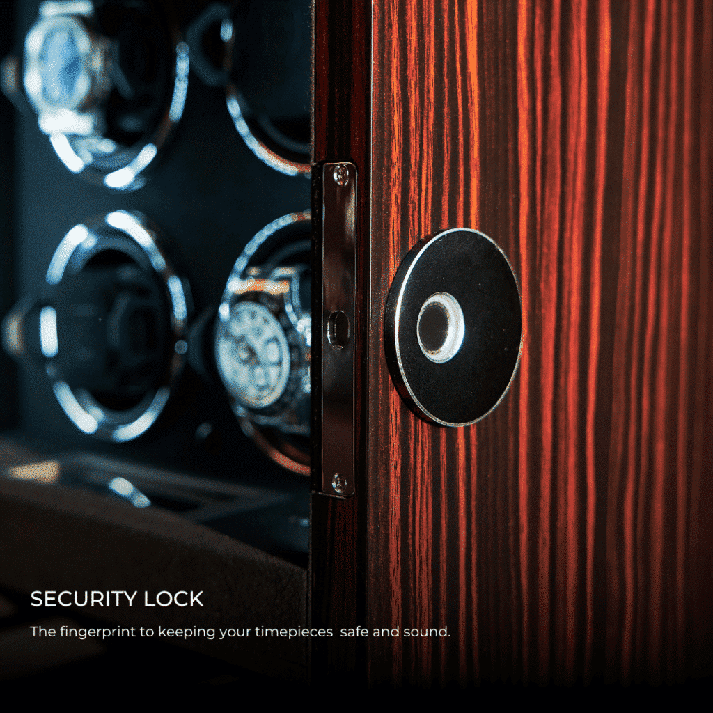 Enigma 8 Fingerprint Ebony – Watch Winder - Billstone
