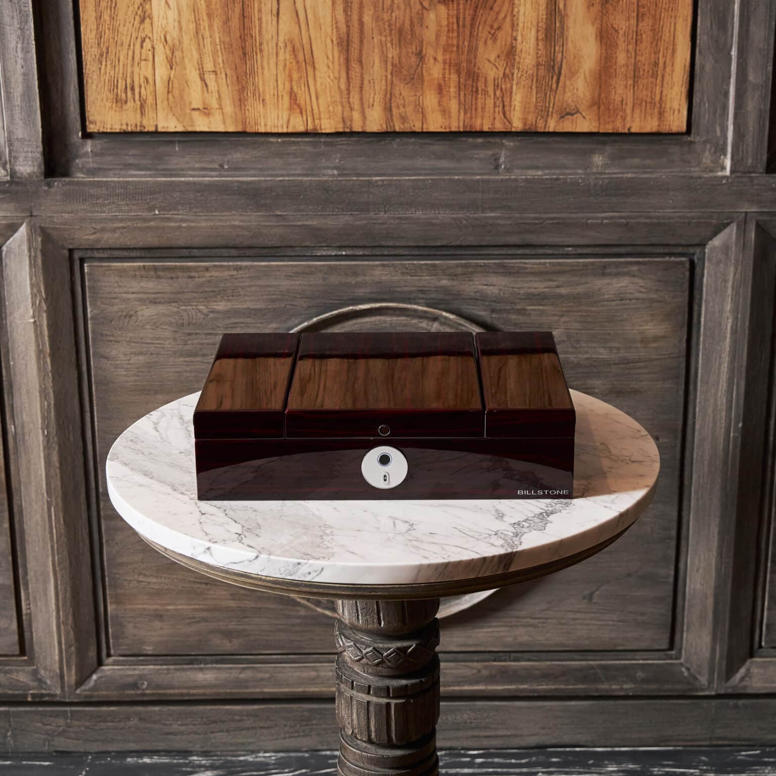 Trinity Fingerprint Ebony - Watch & Jewelry Box - Billstone